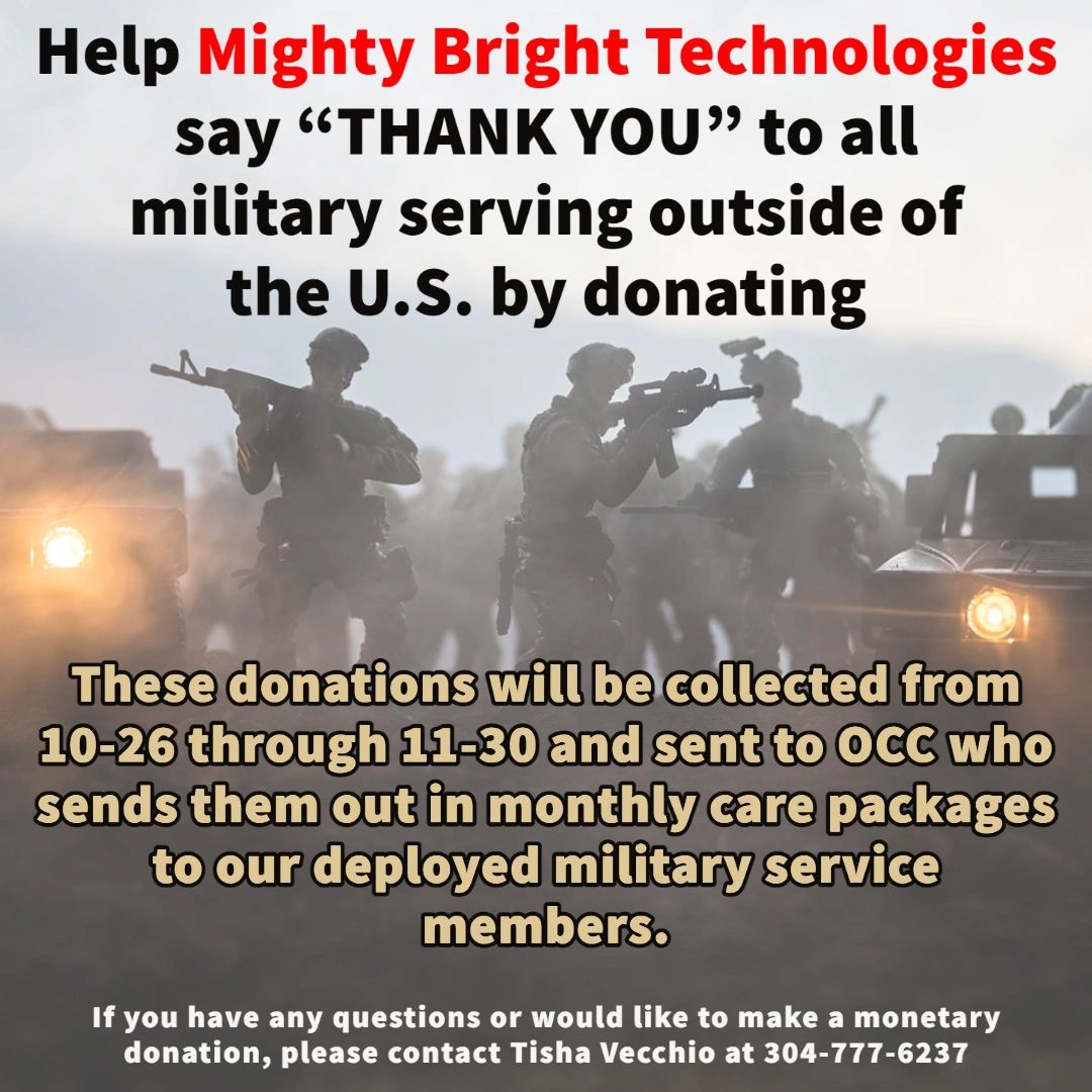 Donation Drive Supporting our Deployed Military!