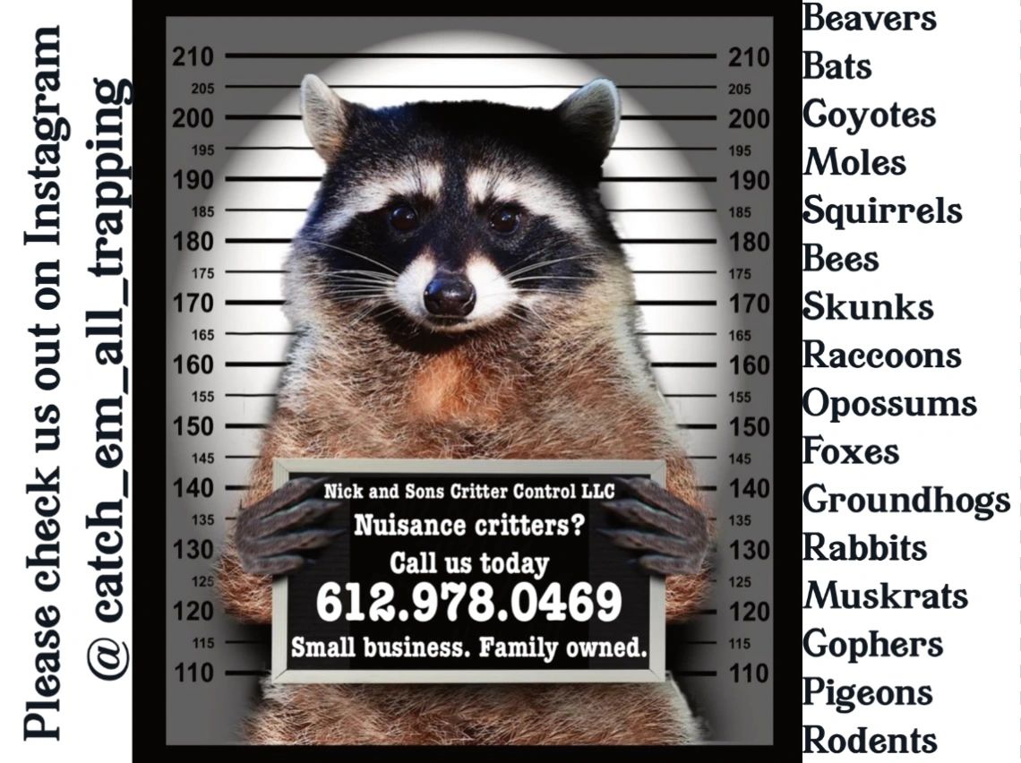 Nick and Sons Critter Control LLC - Animal Control, Wildlife Removal