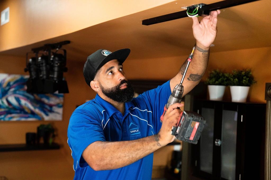 TV Mounting and Curtain Rod Mounting - Simple Mount and Build LLC.