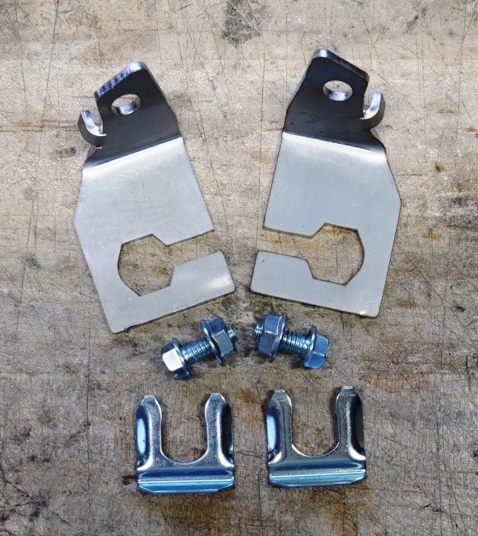 Stainless Steel Rear Flex Hose Mounting Tabs