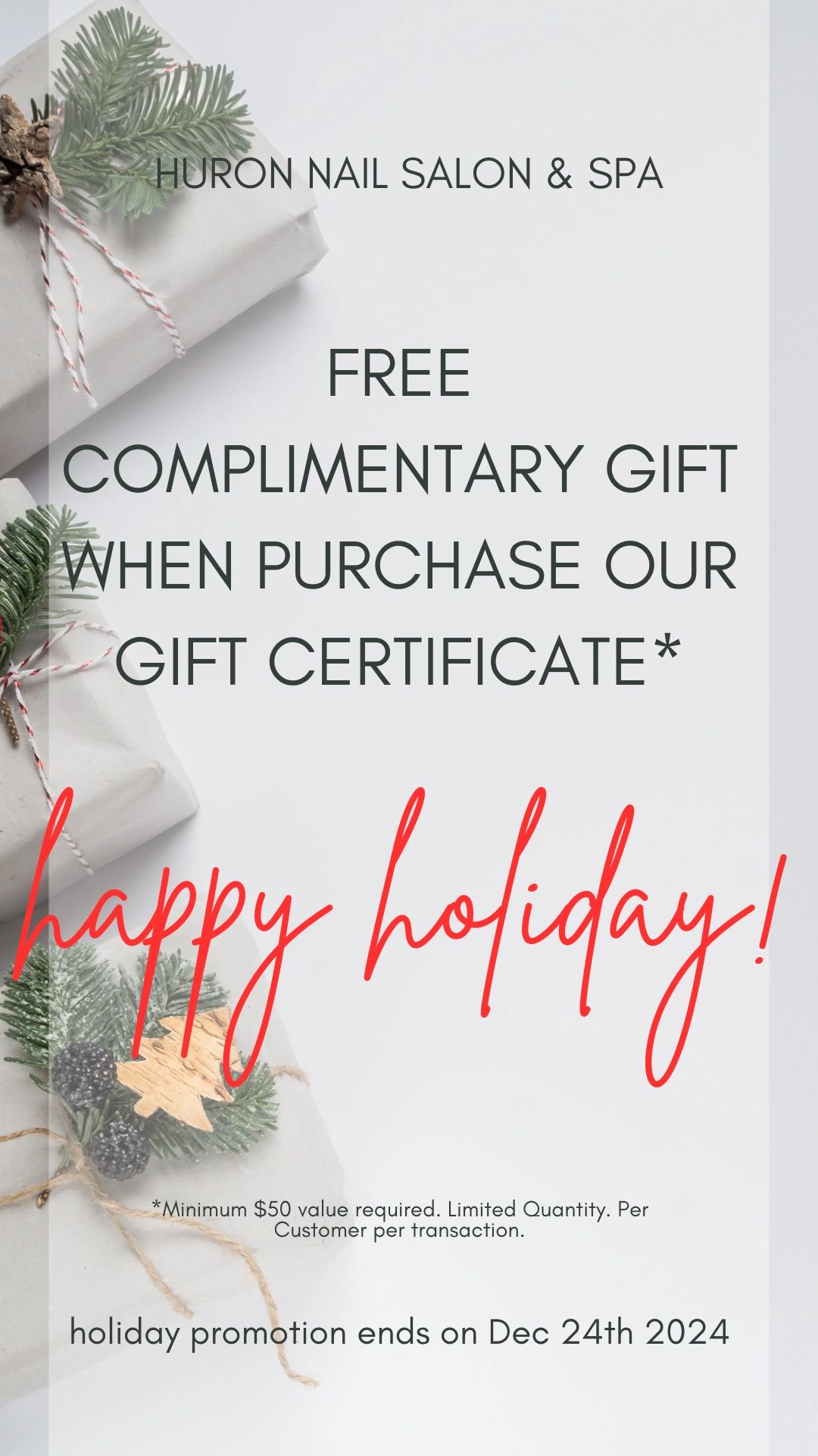 Free Complimentary Gift is Back!