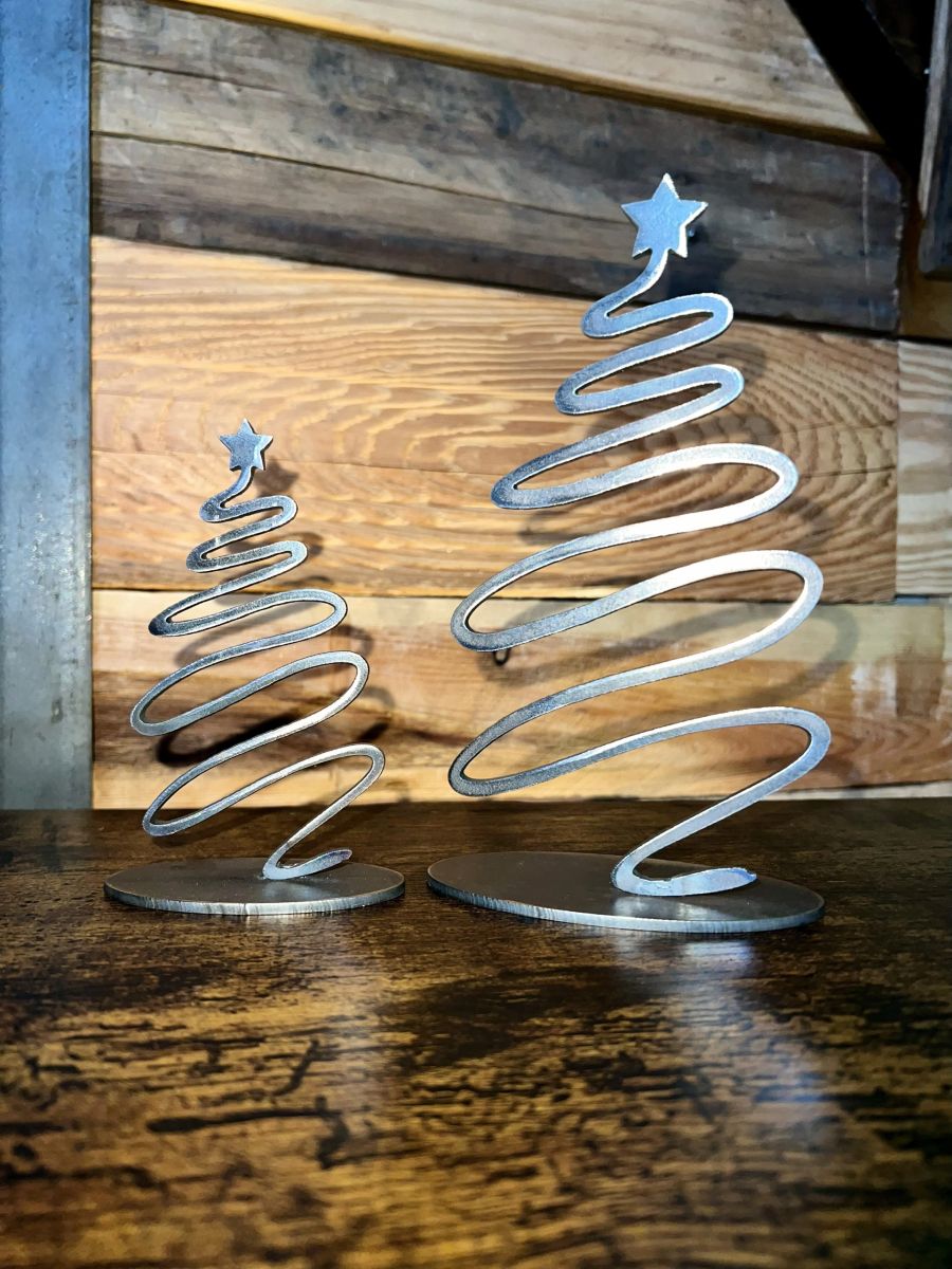 Squiggly Tree Figurine Set