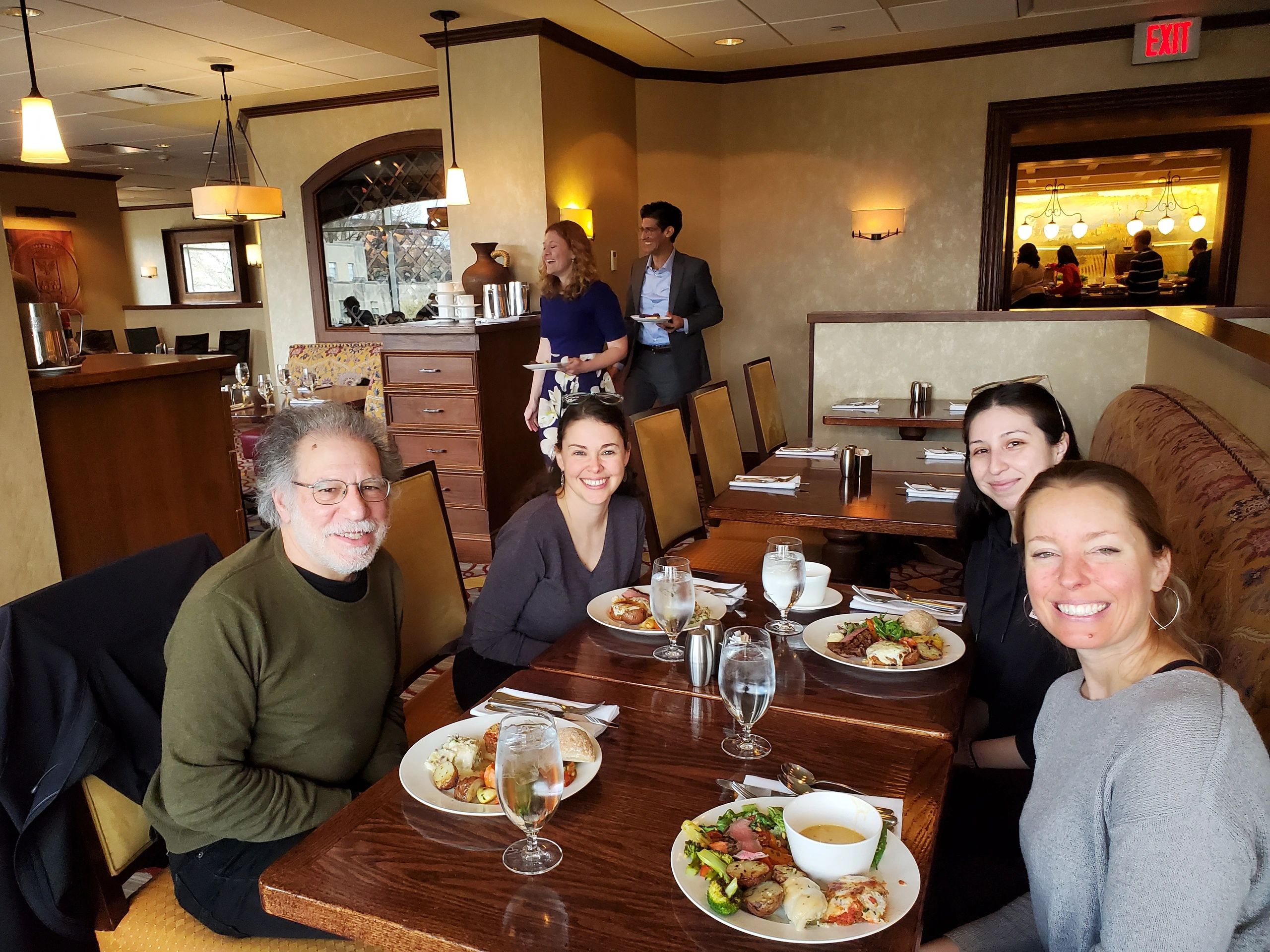Celebratory lab lunch!