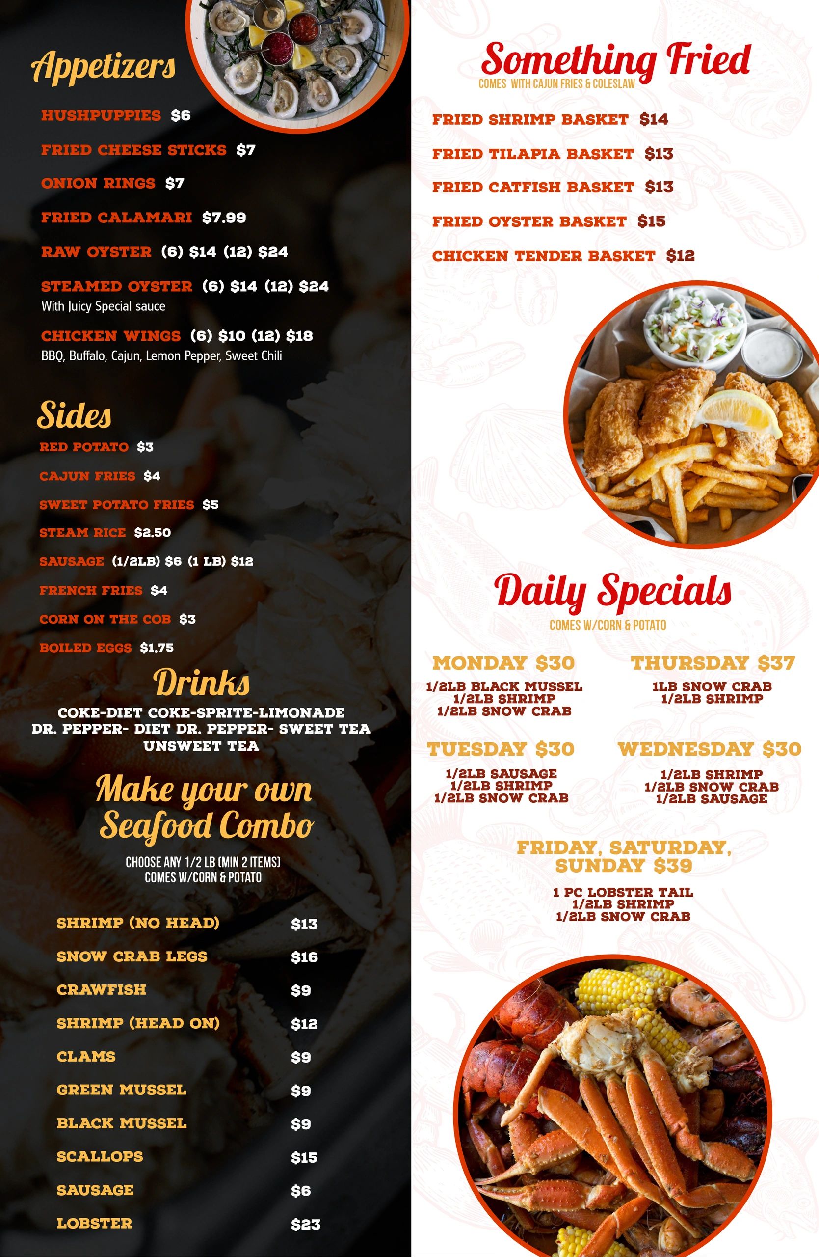 MENU | Superior Crab