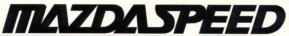 Mazdaspeed 'Full Logo' Emblem JDM Sticker Japan Drift Decal MAZDA MX5 ...