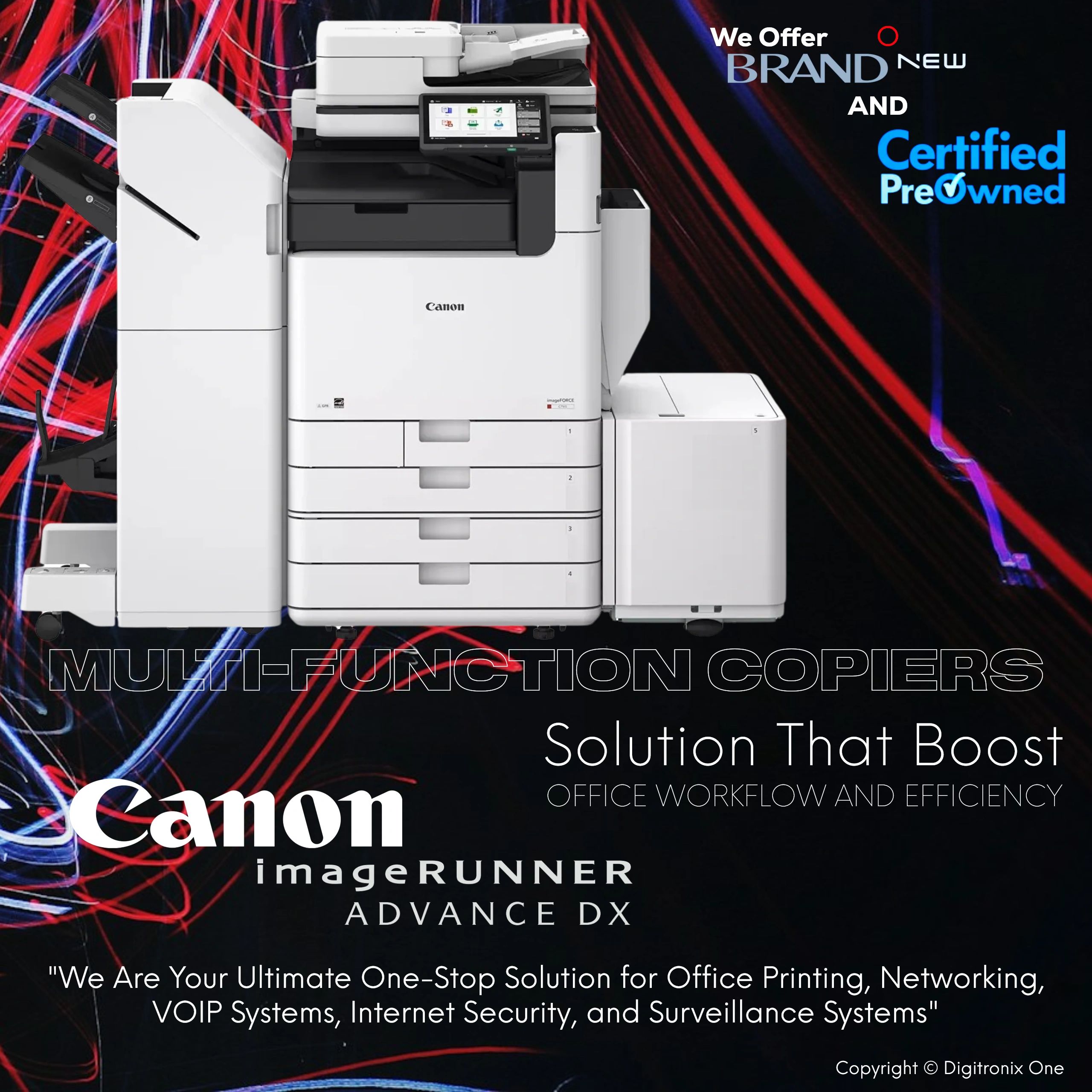 Canon IR-A DX 529iF | Office Equipment by Digitronix