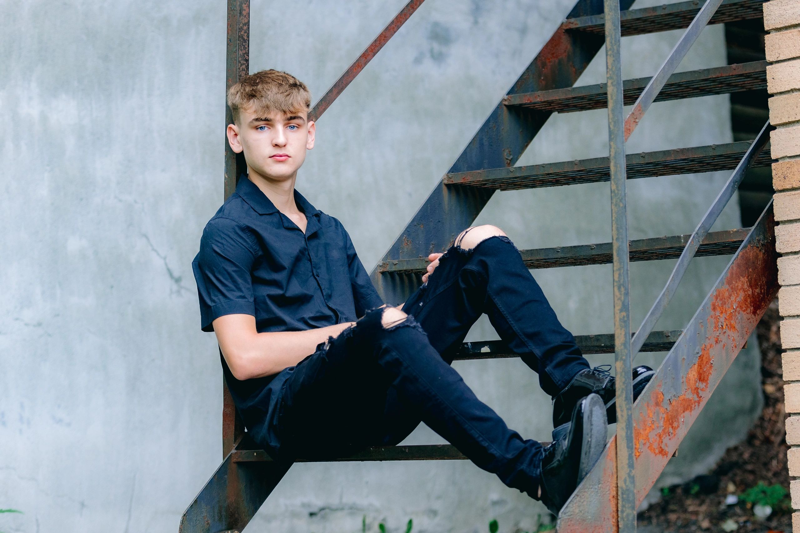 Colby | Bangor High School Senior | Penobscot River Session