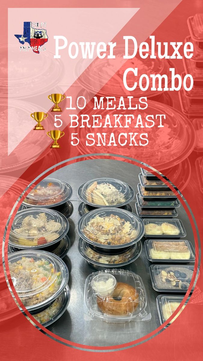 Power Deluxe Combo (10 Lean Fit Meals, 5 Breakfast, & 5 Snacks)