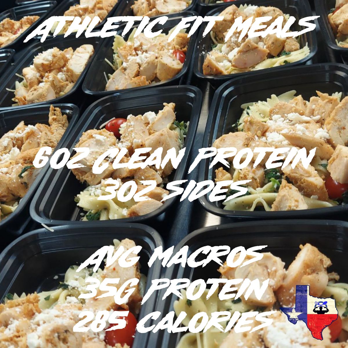 Athletic Fit Meals 9oz total ( 5 meals included)