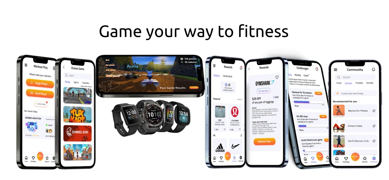 SimFit - Gamified Fitness, Fitness App
