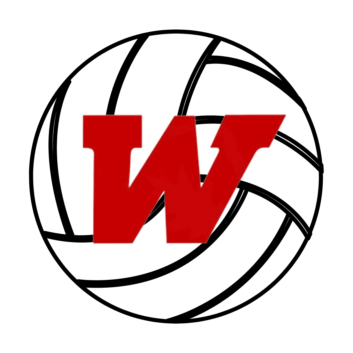 Volleyball Car Decal