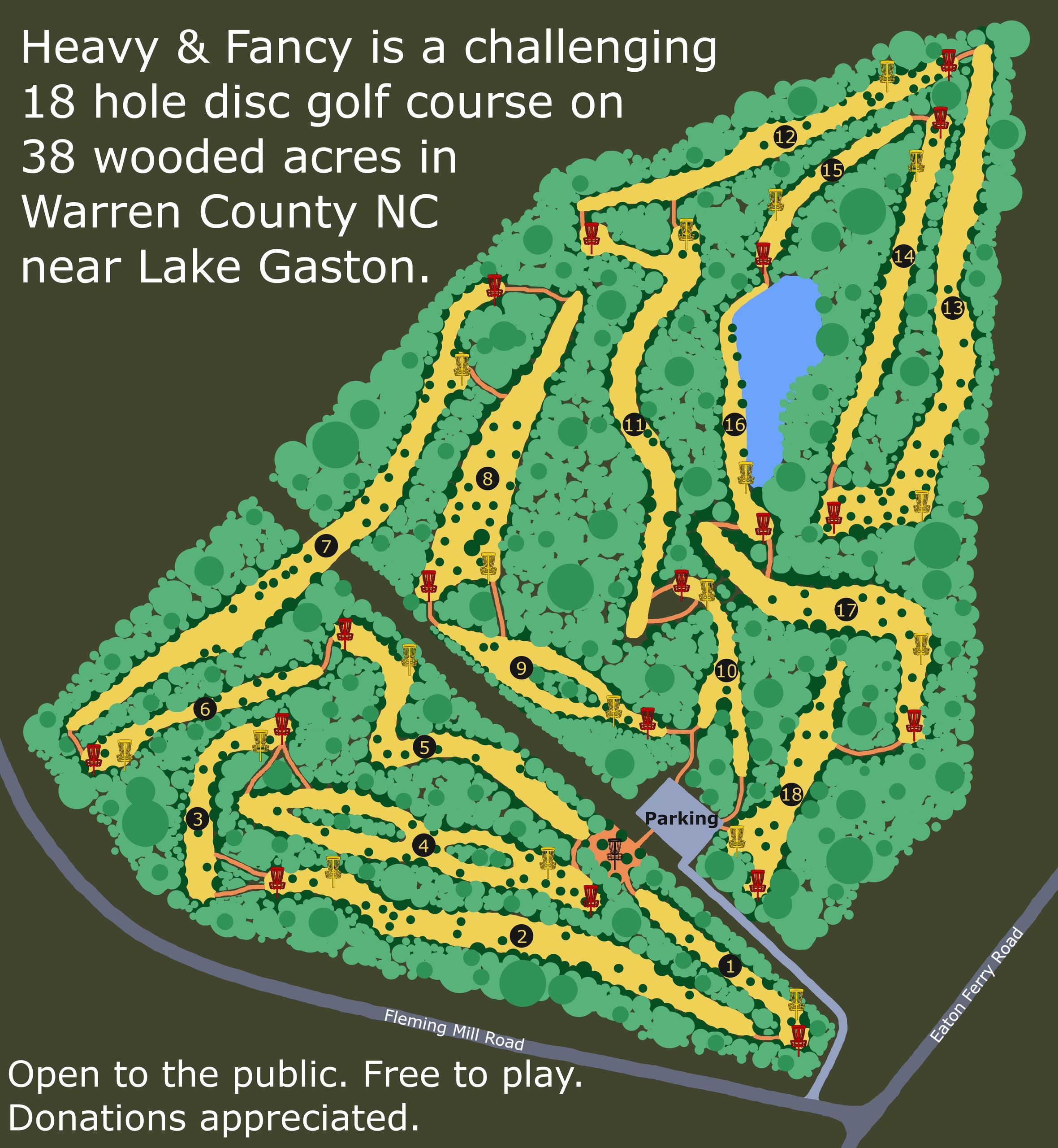 Play a Premier North Carolina Disc Golf Course Today!