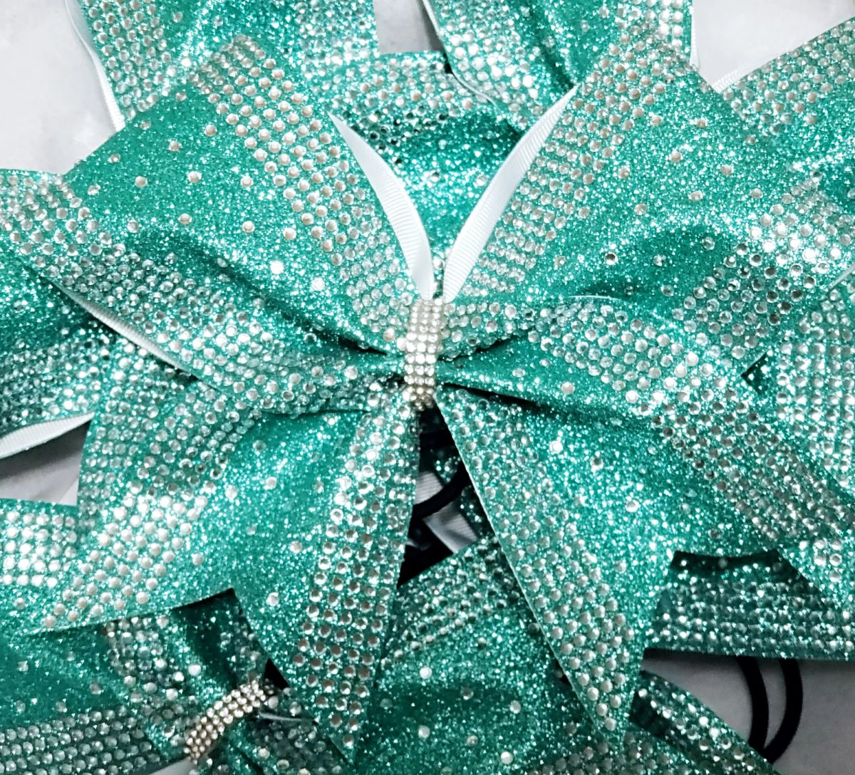 School Team "Maddy" Rhinestone Cheer Bow - your custom color
