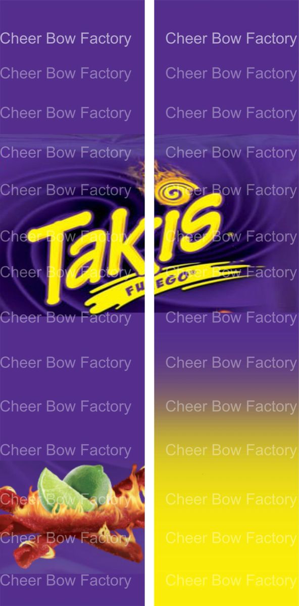 Takis Cheer Bow Graphic Download