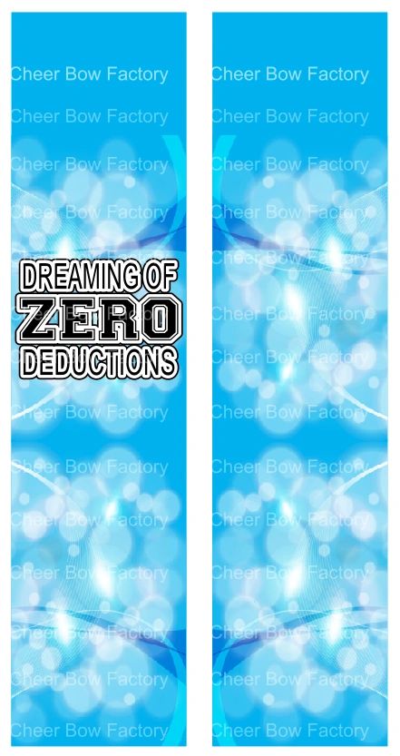 Dreaming of Zero Deductions Cheer Bow Graphic Download