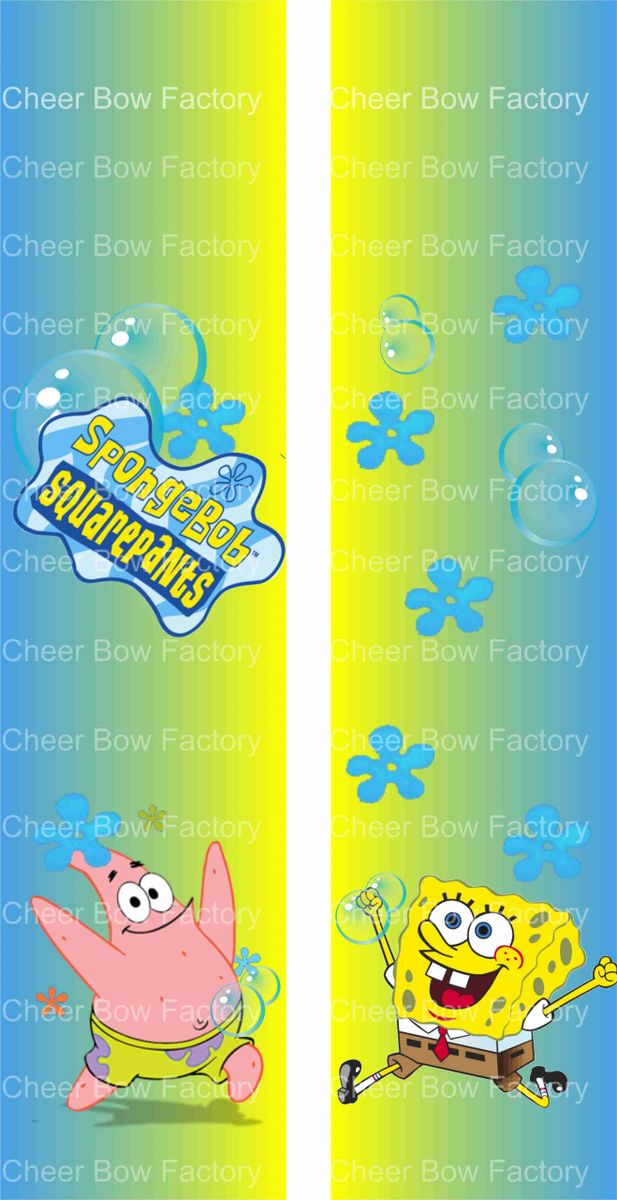 Spongebob Cheer Bow Graphic Download