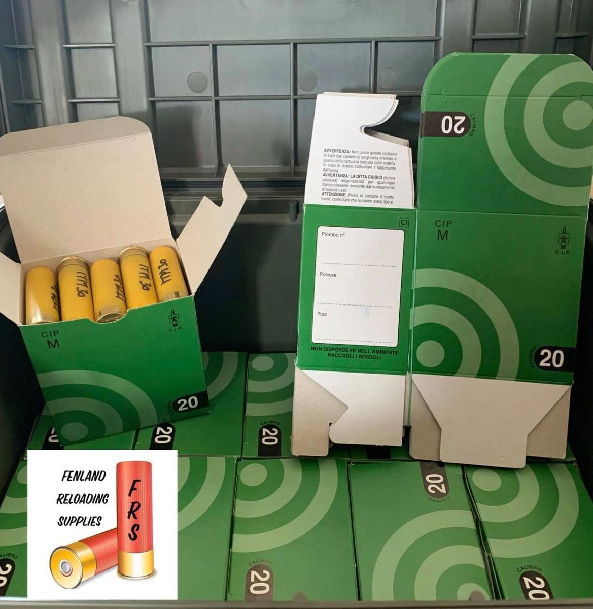 EMPTY CARDBOARD CARTRIDGE BOXES