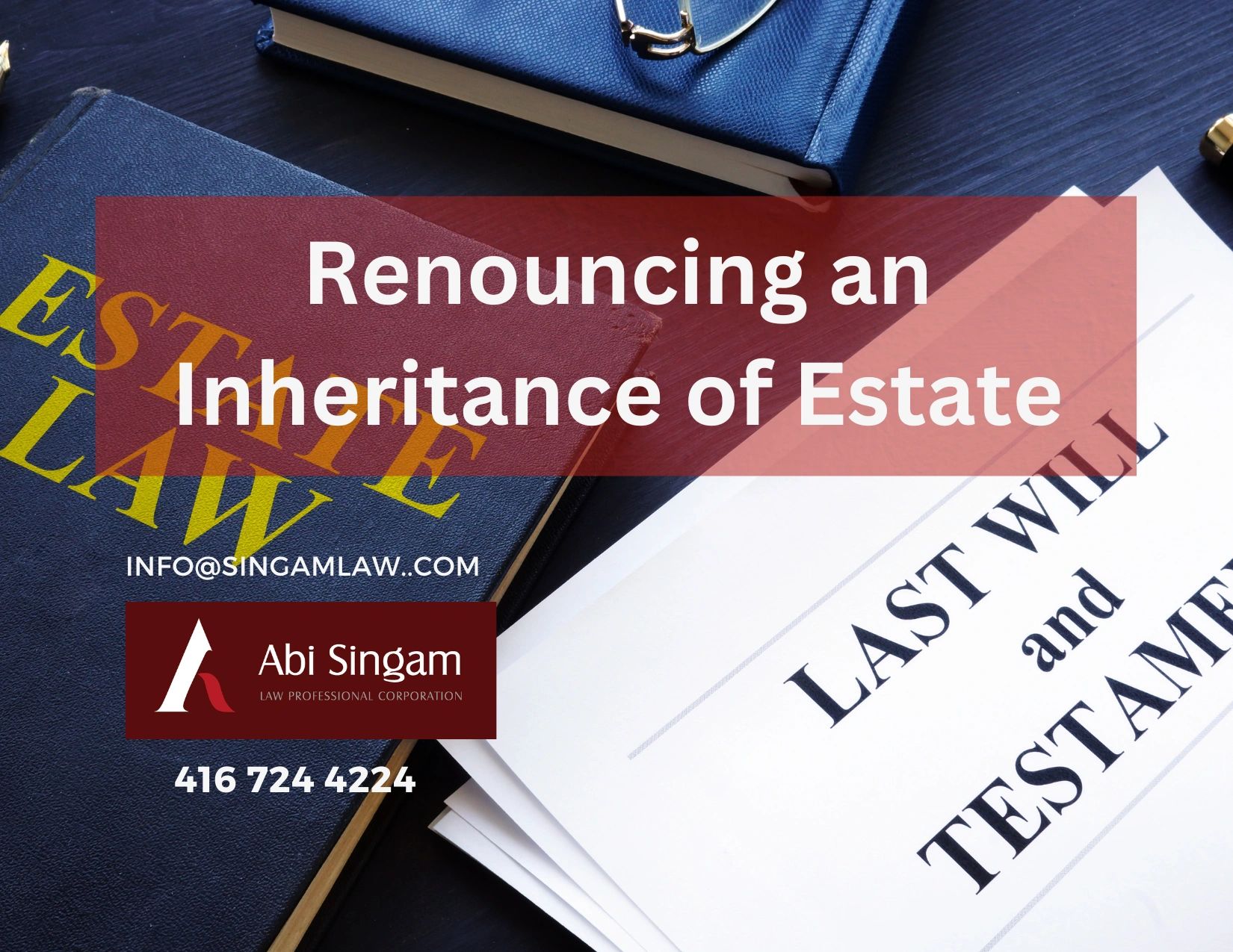 Renouncing an Inheritance of Estate
