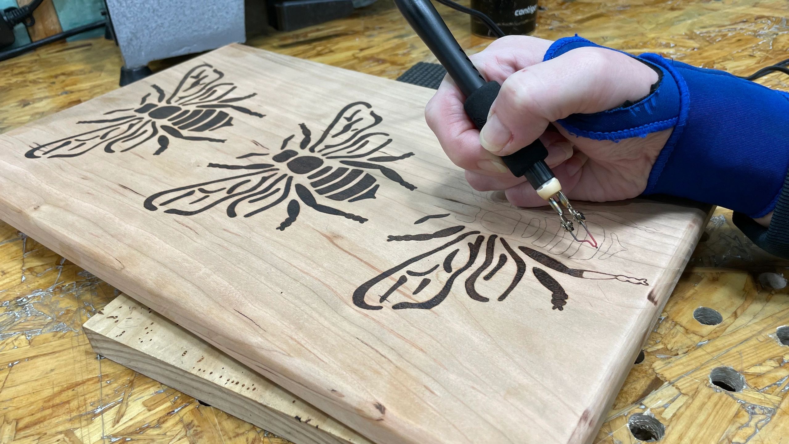 Handmade Pyrography Wood Burning Art Bowls and Pens - Pyrography Wood ...