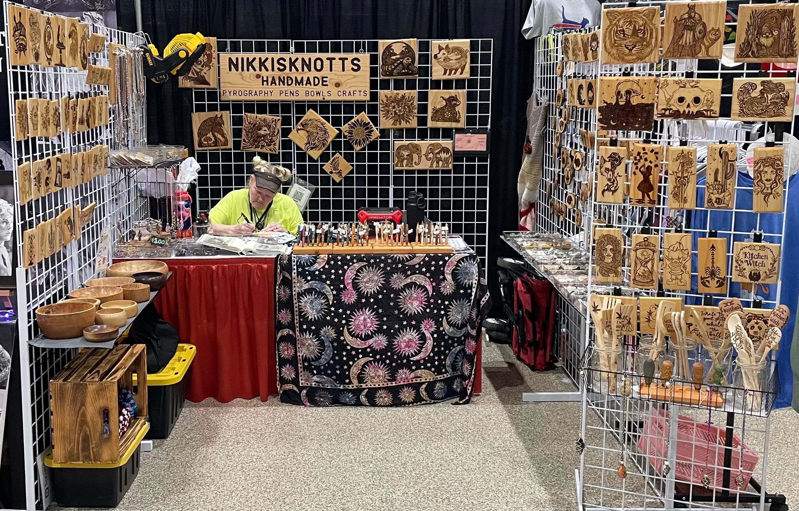 Handmade Pyrography Wood Burning Art Bowls and Pens - Pyrography Wood ...