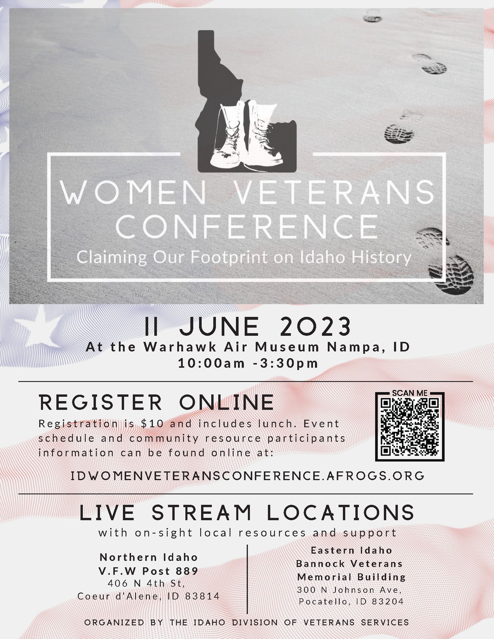 Idaho Women Veterans Conference taking place on June 11