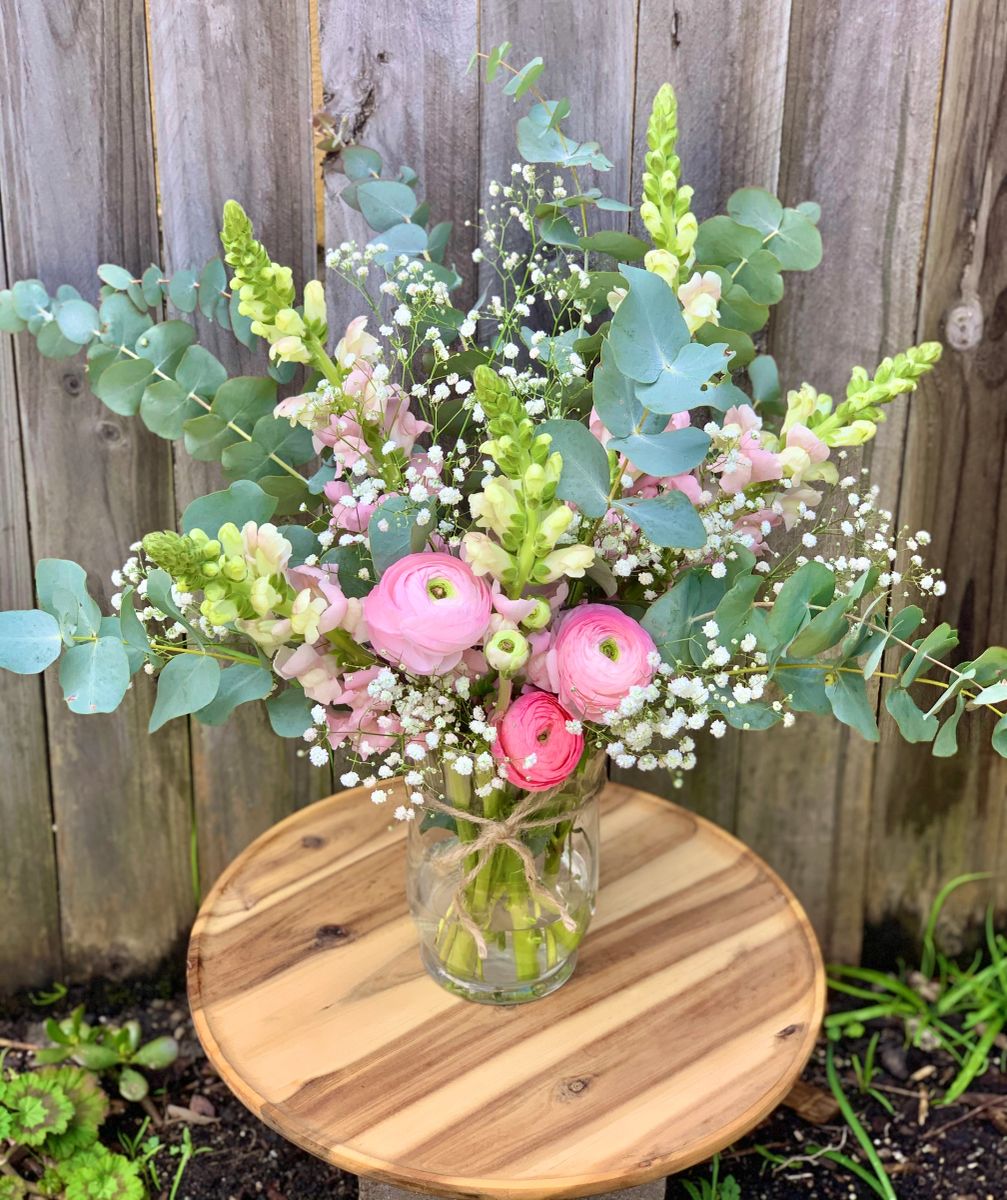 A BREATH OF PINK EUCALYPTUS