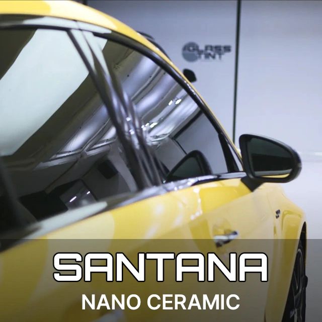 Full Front Windshield With Glass Tint Santana Infrared Nano Ceramic Tint.