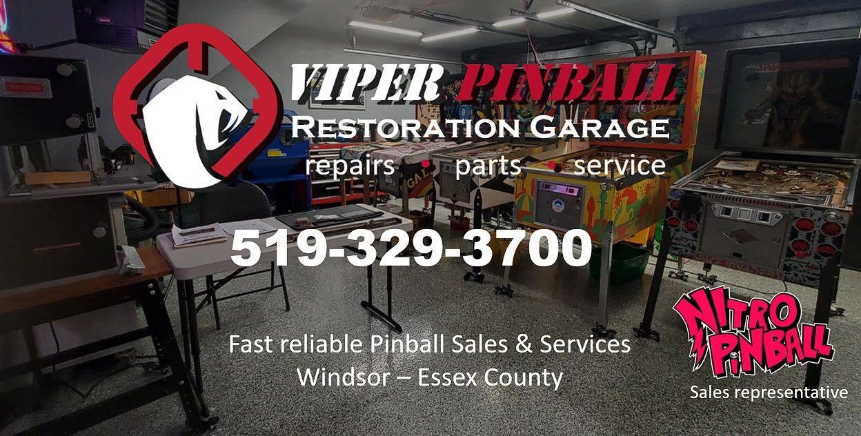 Viper Pinball Restoration Garage - Pinball, Restoration