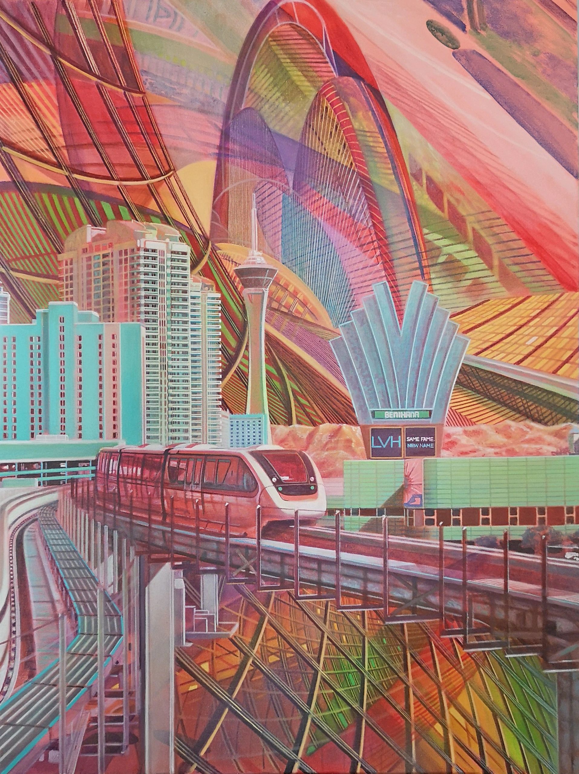 Amazing, Detailed Utopian Cityscapes - Caio Locke