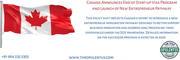 Canada Announces To Launch of New Entrepreneur Pathway in 2026