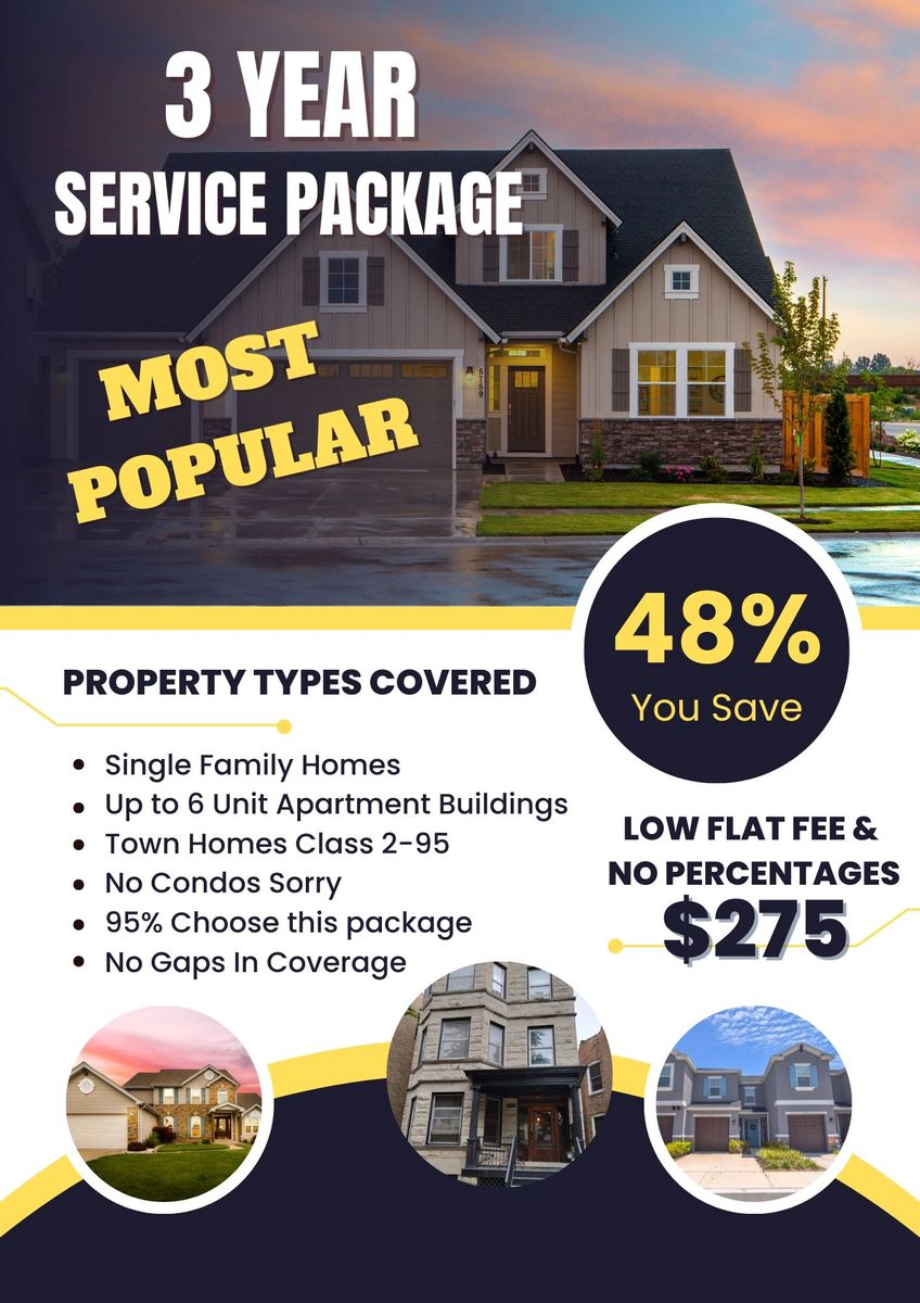 3 Year Service Package Save 48%! Over 95% of people take this 3 Year ...