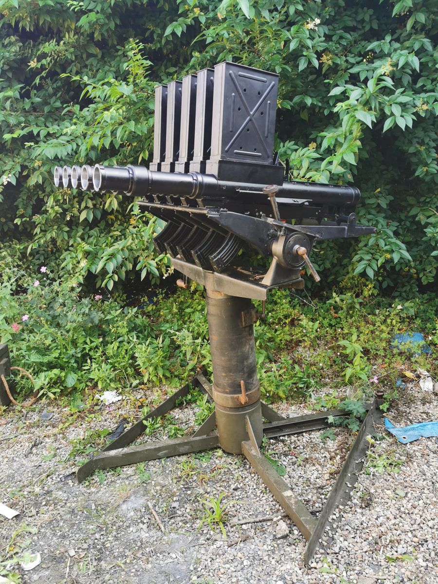 Deactivated AWGL Tear Gas Launcher System