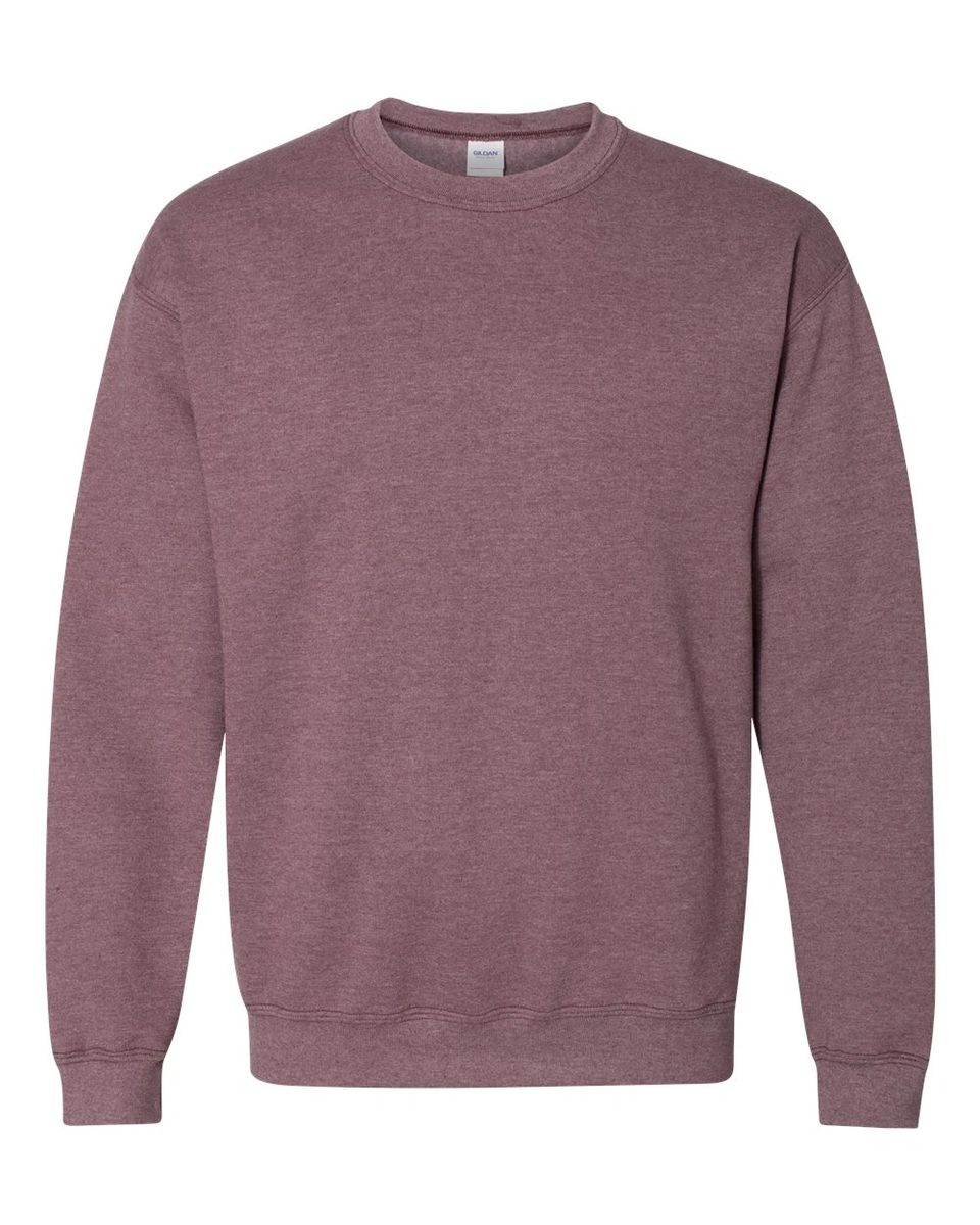 Heather Maroon Crew Neck Sweatshirt