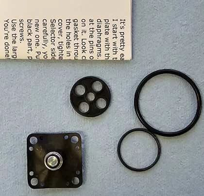 Rebuild kit for OEM petcock