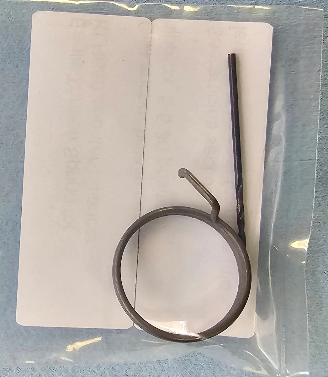 Torsion spring, includes drill bit