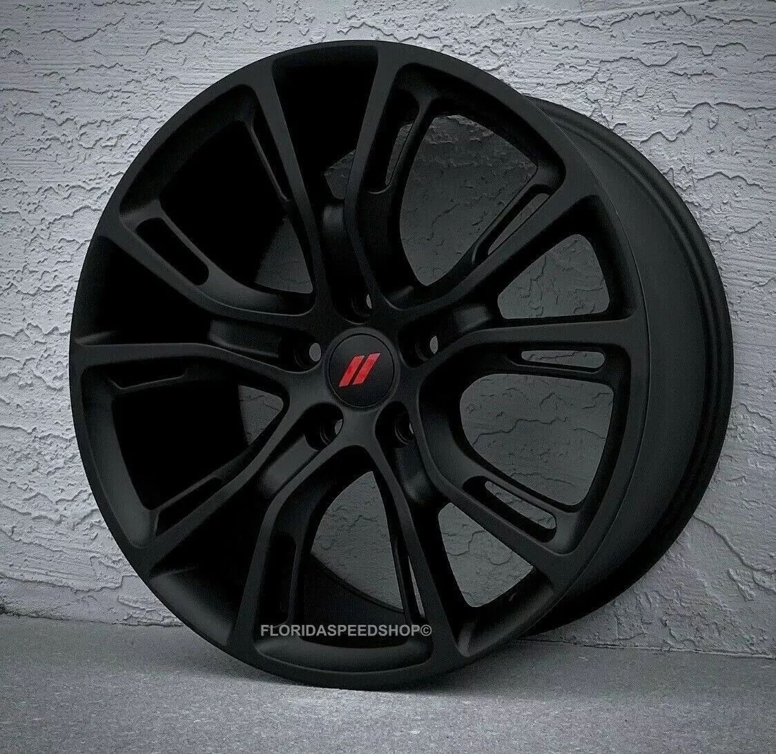 MATTE BLACK SRT8 SPIDER MONKEY WHEELS 20x9" FOR JEEP GRAND CHEROKEE DURANGO