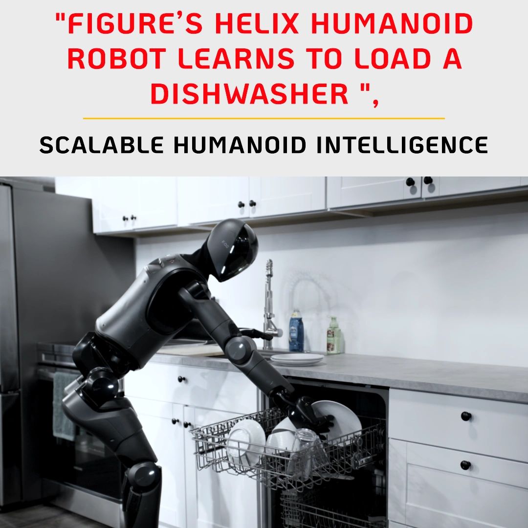 Figure’s Helix Humanoid Robot Learns to Load a Dishwasher