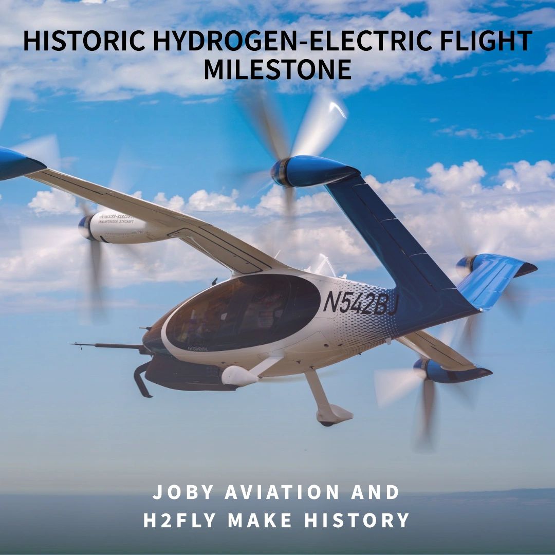 Joby Aviation and H2FLY Achieve Historic Hydrogen-Electric Flight