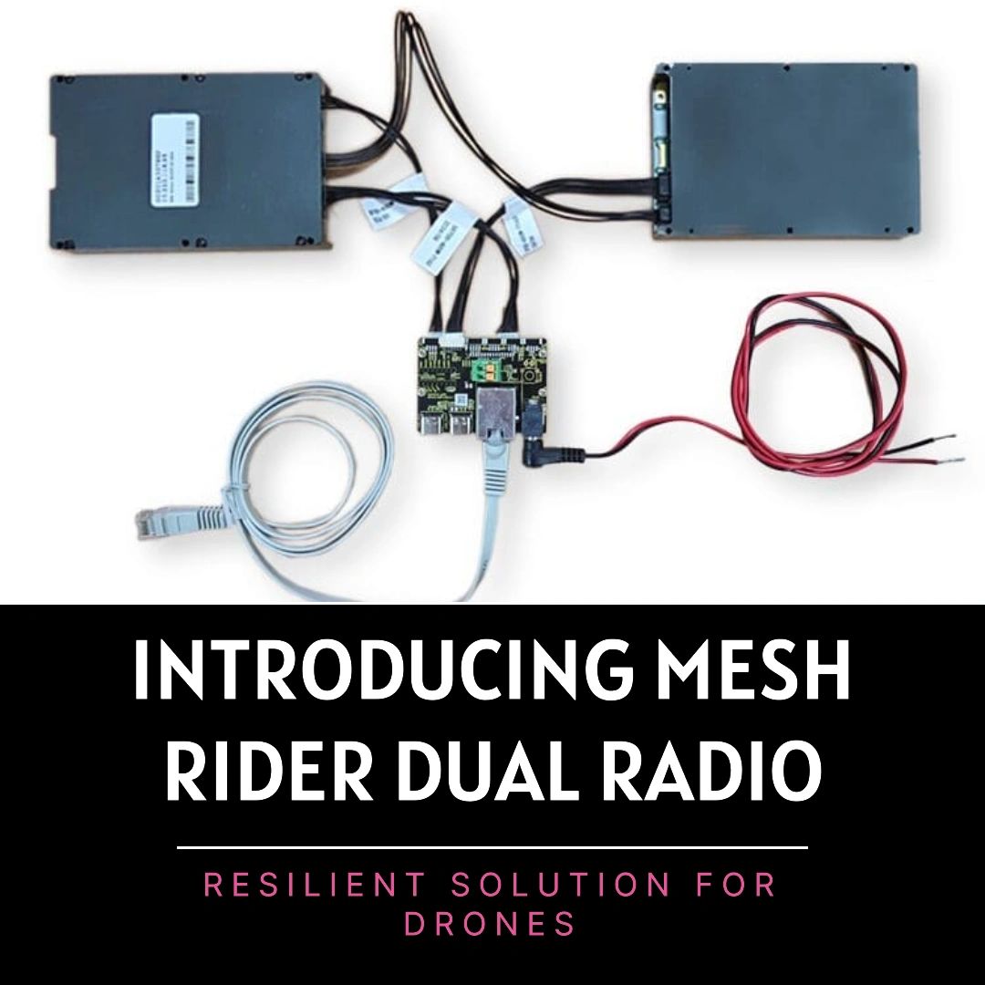Doodle Labs Mesh Rider Dual Radio: Resilient Drone Connectivity