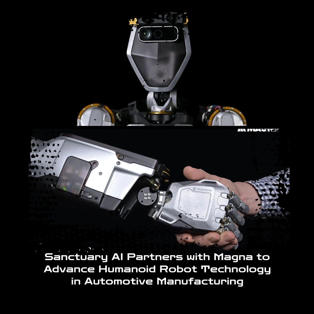 Sanctuary AI and Magna Partner to Advance Humanoid Robots