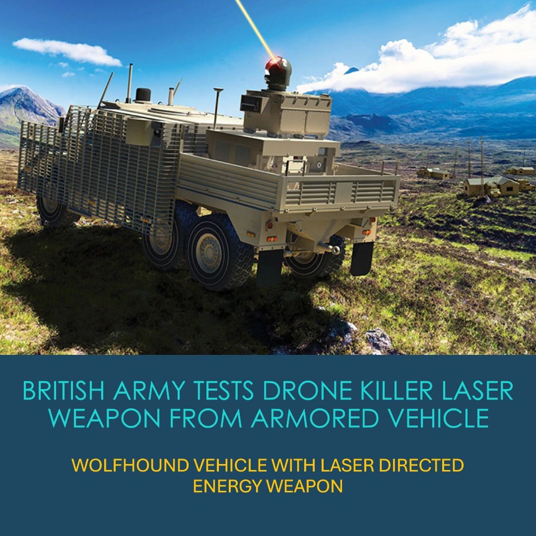 British Army Tests Drone-Killer Laser Weapon on Armored Vehicle