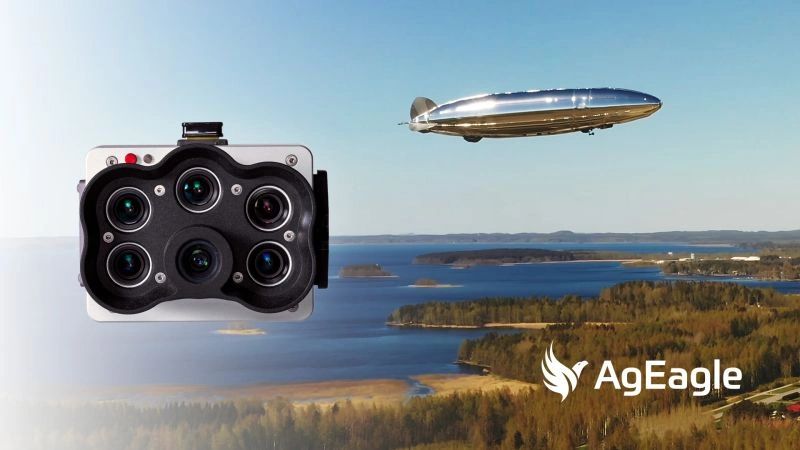 Kelluu Unmanned Airships Equipped with AgEagle RedEdge-P Sensors