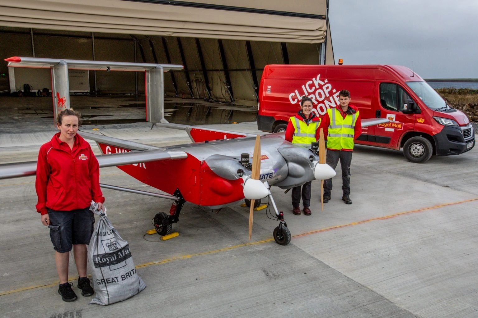 First Royal Mail drones take off to deliver letters & parcels