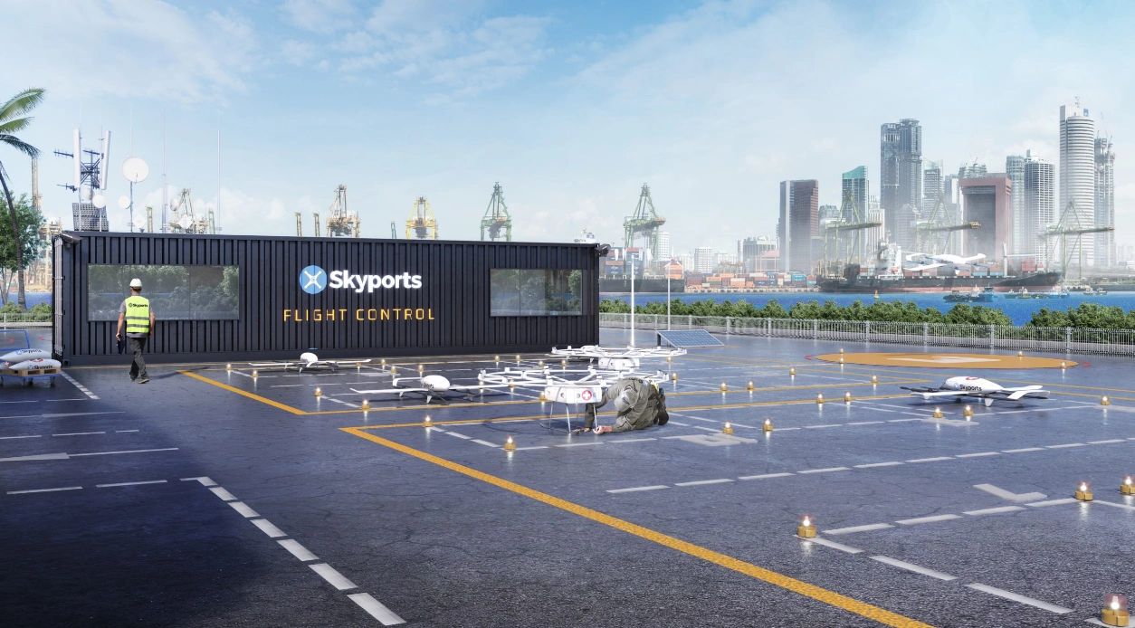 Skyports, Jurong Port sign MOU to develop maritime drone delivery