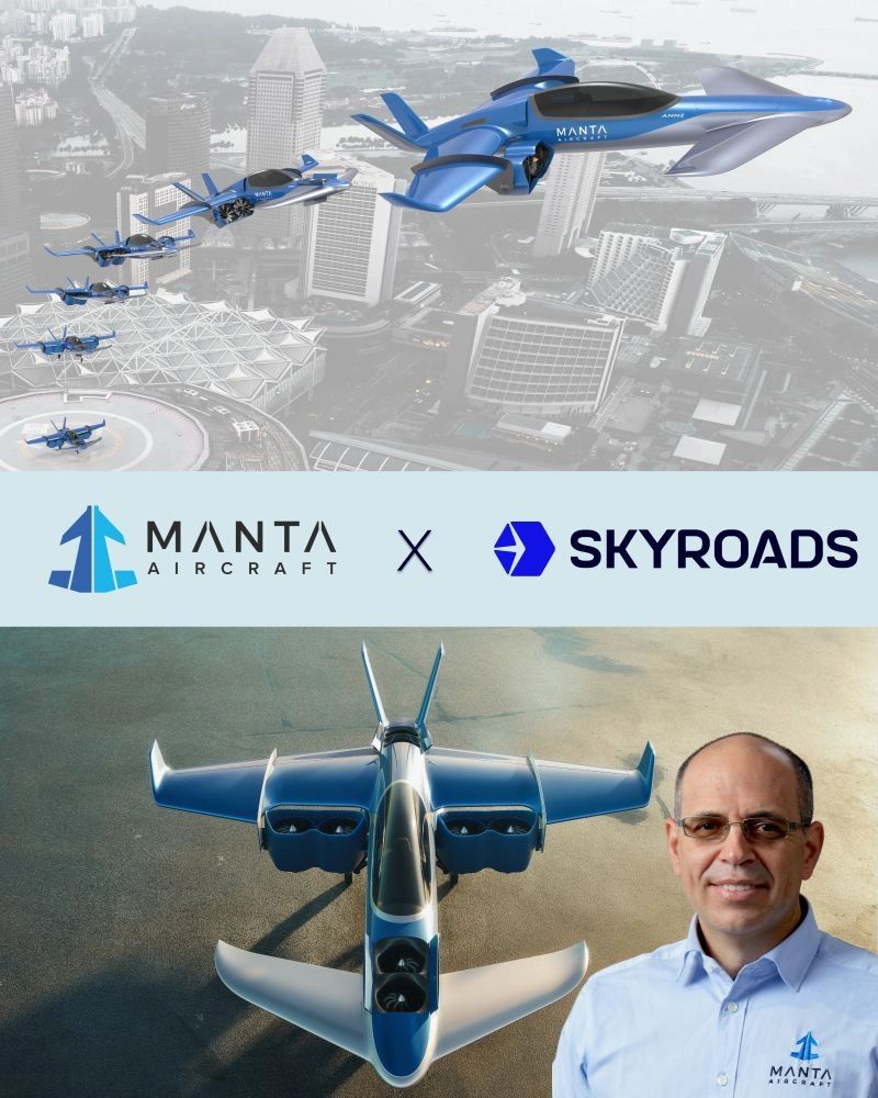 Manta Aircraft to use Skyroads flight test area in Augsburg