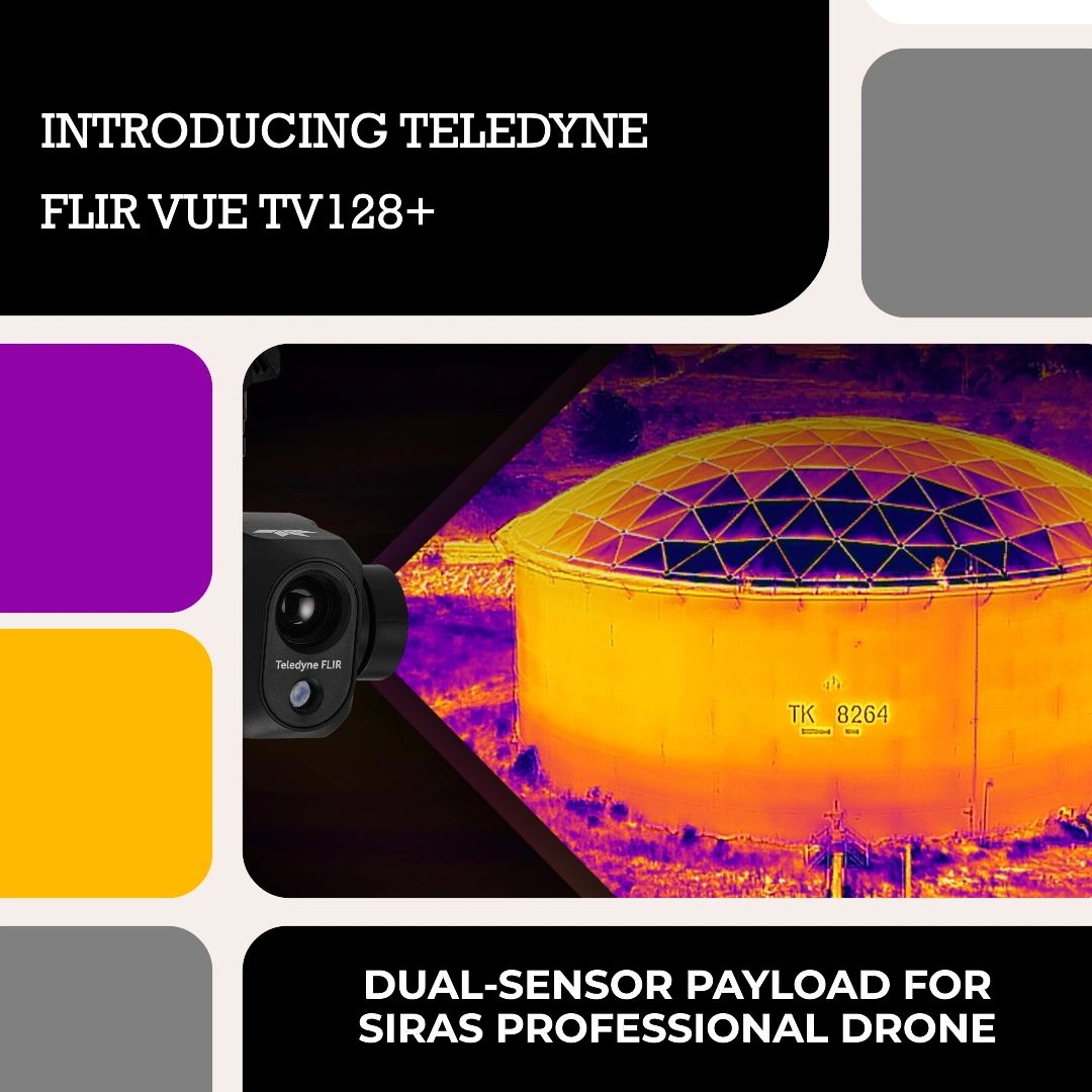 Teledyne FLIR Introduces Vue TV128+ Dual-Sensor Payload