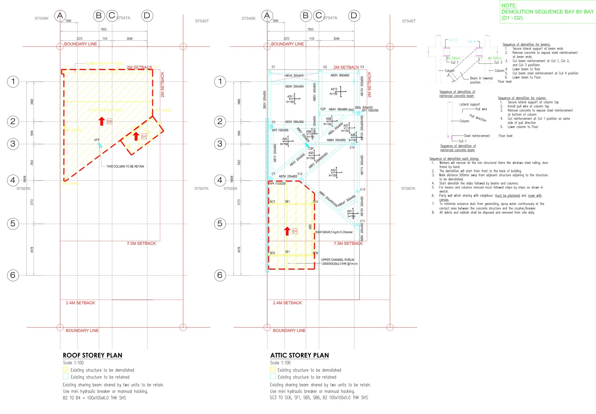Understanding BP and ST in BCA Drawings Submission