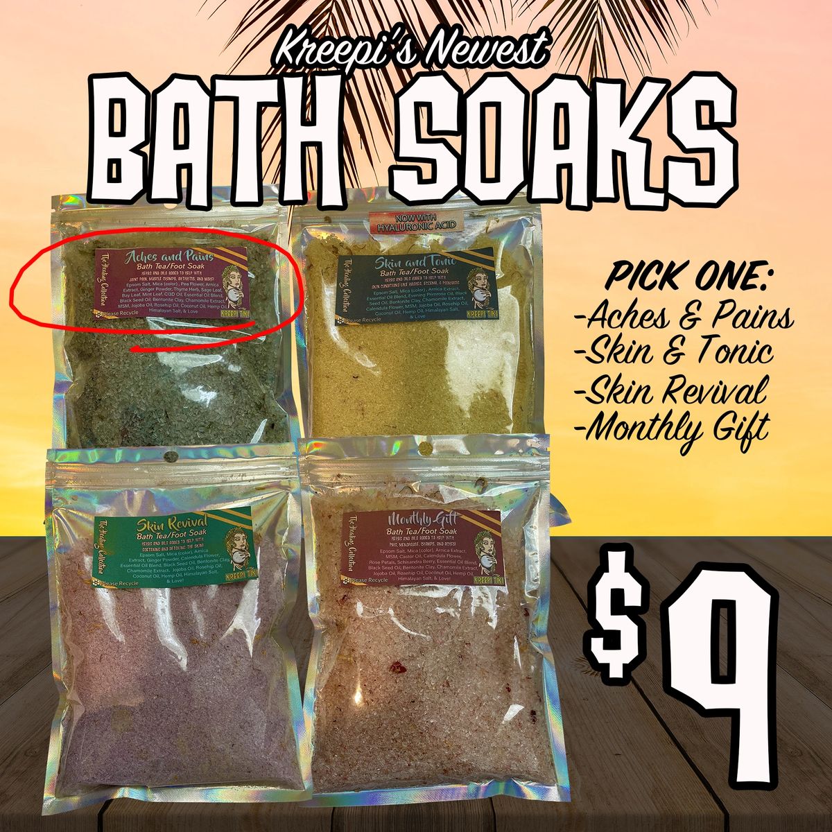 Our Newest Bath Soaks!