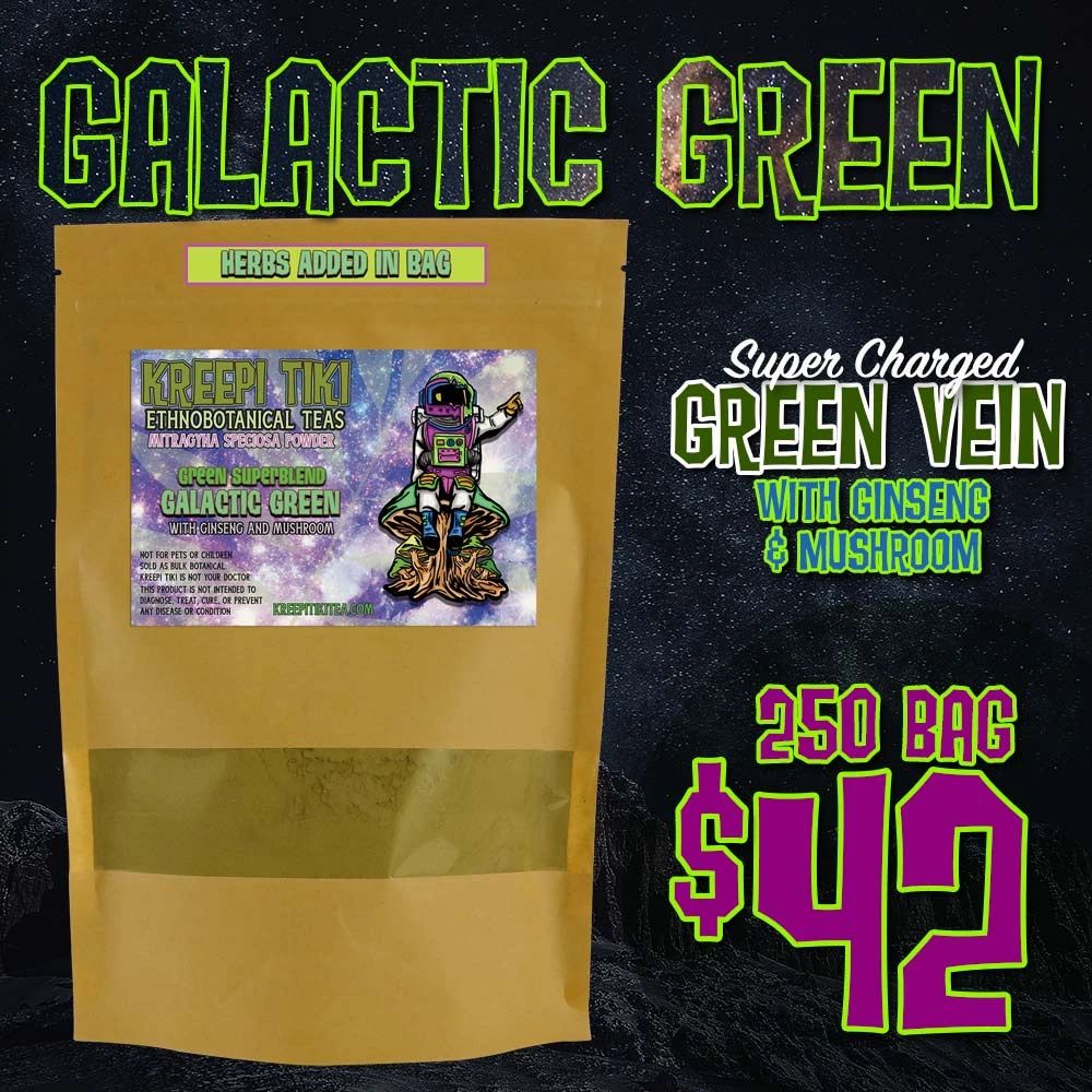 Galactic Green 250Grams(With Mushroom & Ginseng Extract)