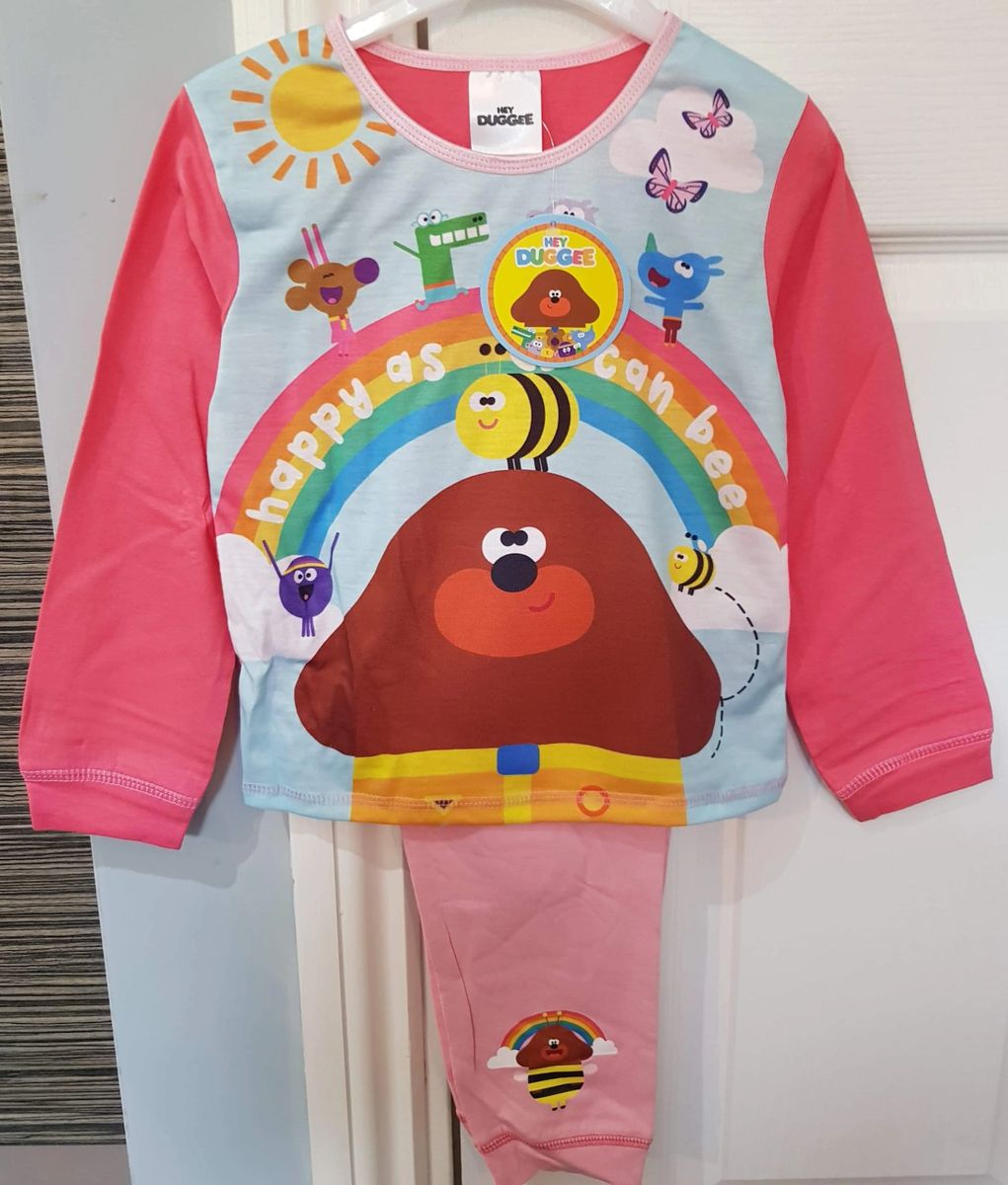 Official Hey Duggee As Happy As Can Be Younger Girls Pyjamas